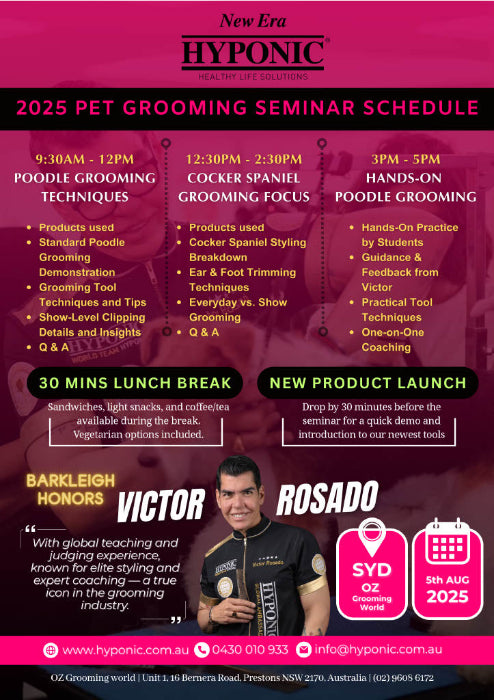 Hyponic Grooming Seminar – Hyponic Australia