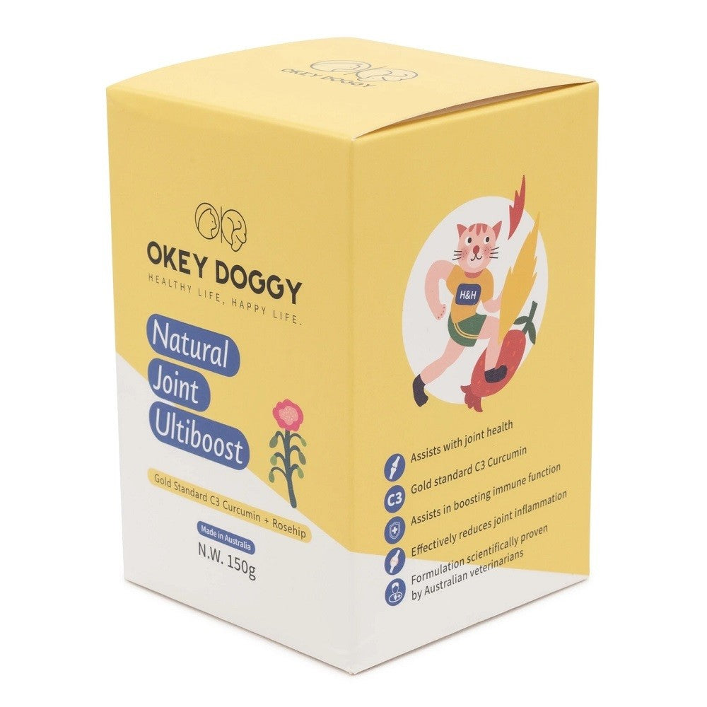 OKEY DOGGY NATURAL JOINT ULTIBOOST FOR CATS & DOGS 150G – Hyponic Australia